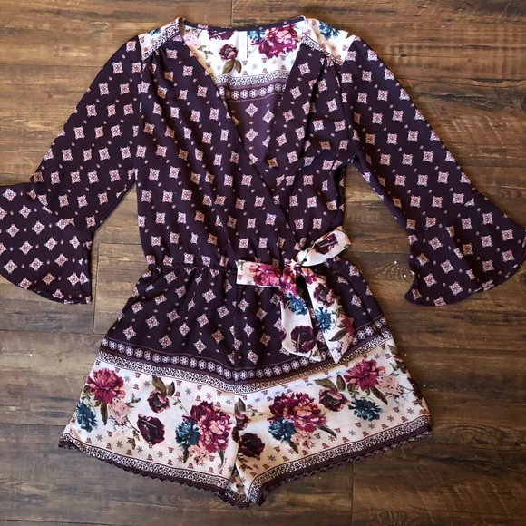 Other | Target Floral Romper | Poshmark
